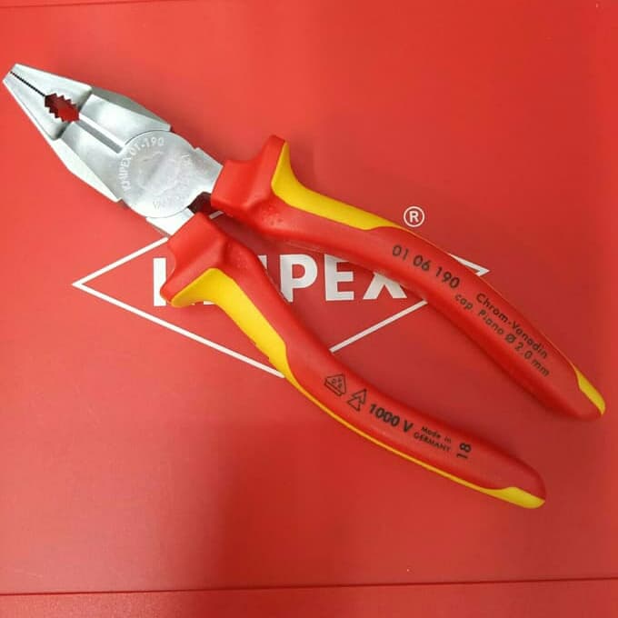 Jual Knipex-Tang Kombinasi Listrik 01 06 190 Combination Pliers VDE ...