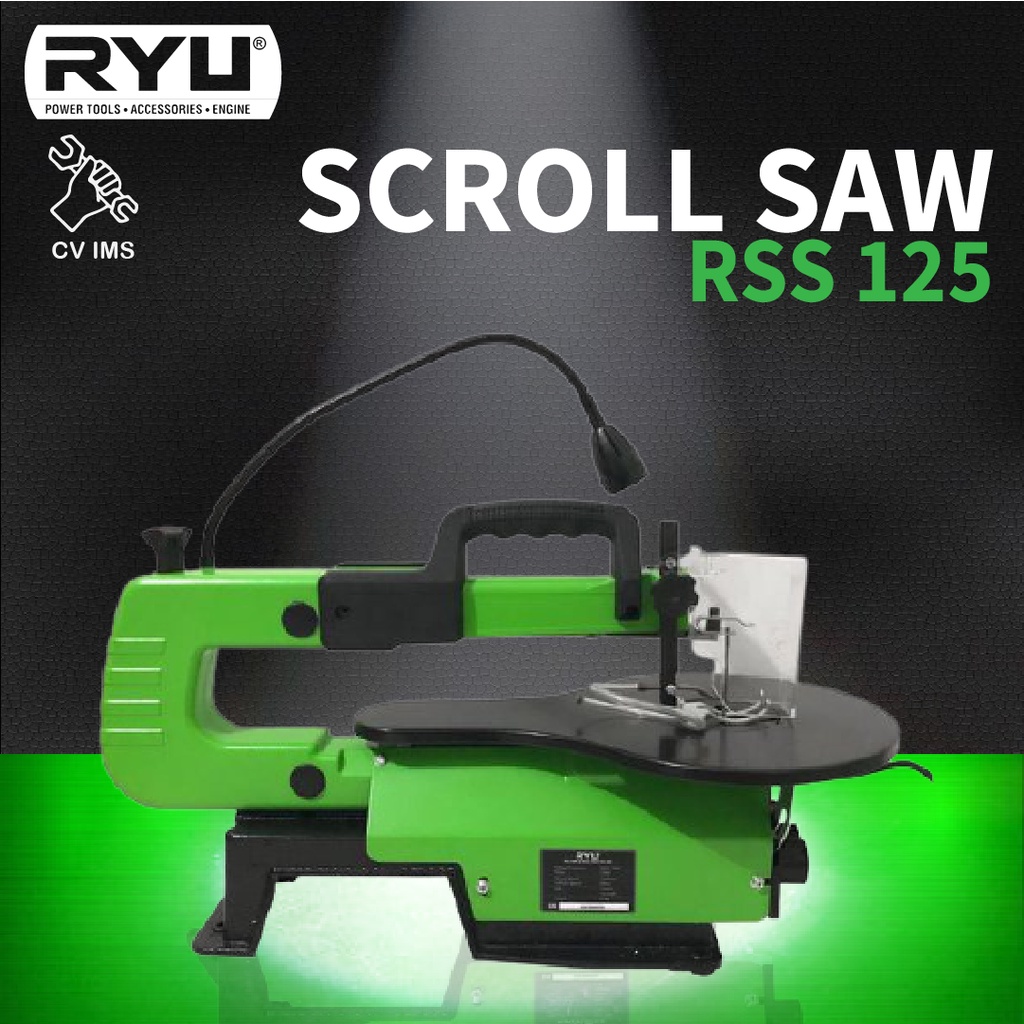 Jual Mesin Gergaji Kayu Scroll Saw 125mm RSS125 RYU | Shopee Indonesia