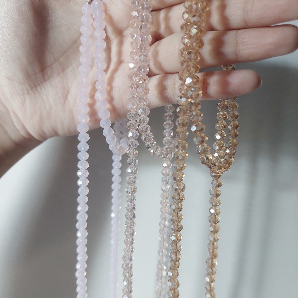 Jual [Lalaluna] 2in1 CRYSTAL BEADS CONNECTOR + STRAP MASK (crystal ...