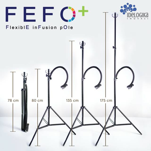 Jual FEFO PLUS ( Tiang Infus Portable capd ) free tas homecare / tiang ...