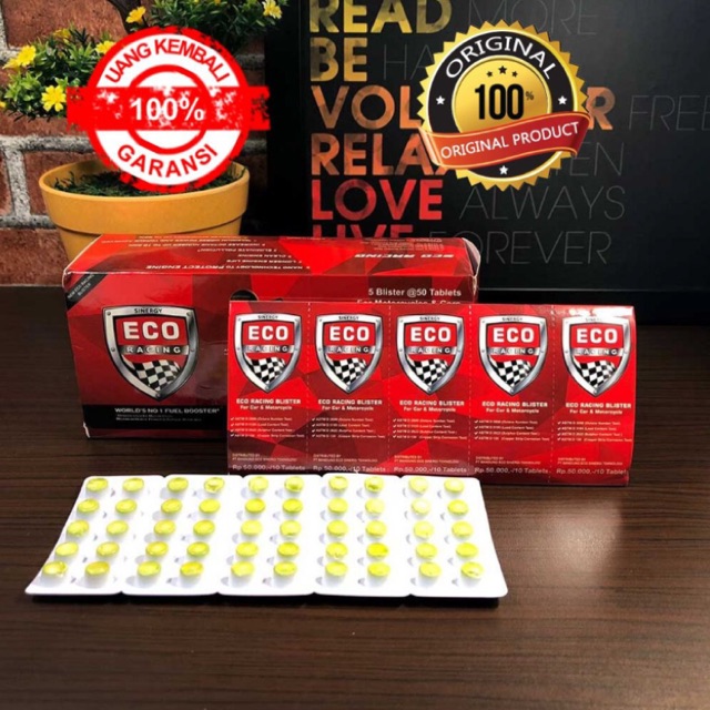 Jual ECO RACING ORIGINAL PENGHEMAT BBM MOTOR [harga per 10 butir ...