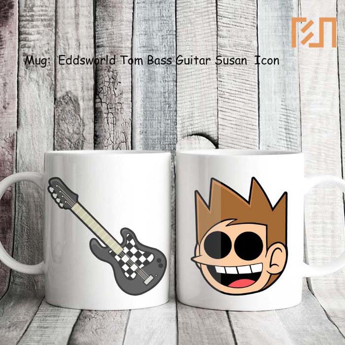 Jual Mug Eddsworld Tom Bass Guitar Susan icon | Shopee Indonesia