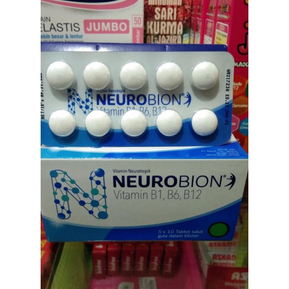 Jual Neurobion Tablet 1000mg Vit B1 B6 B12 Neurotropik | Shopee Indonesia