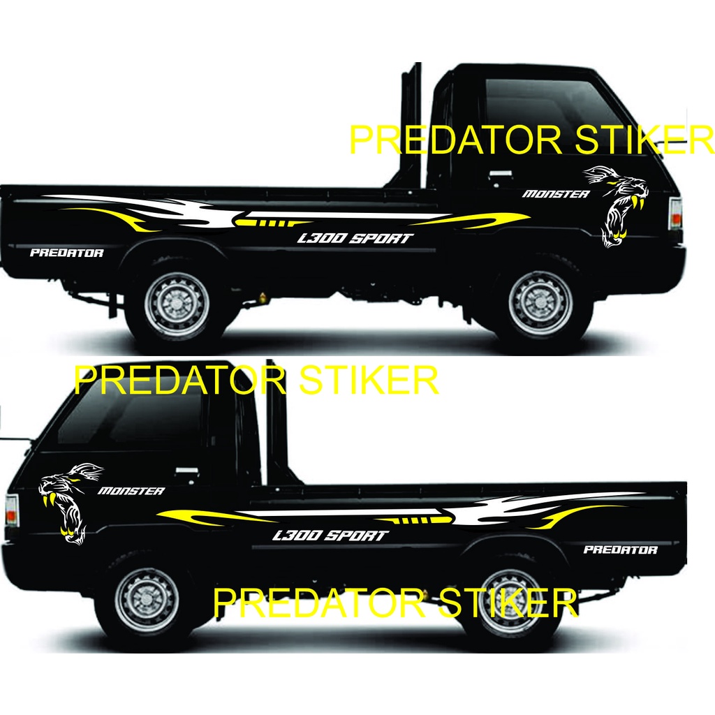 Jual stiker cutting mobil l300 cutting stiker mobil pick up l300 ...