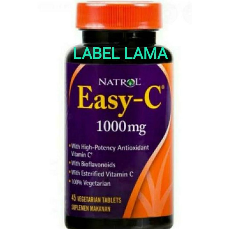 Jual Natrol Easy C 1000mg isi 45tabs | Shopee Indonesia