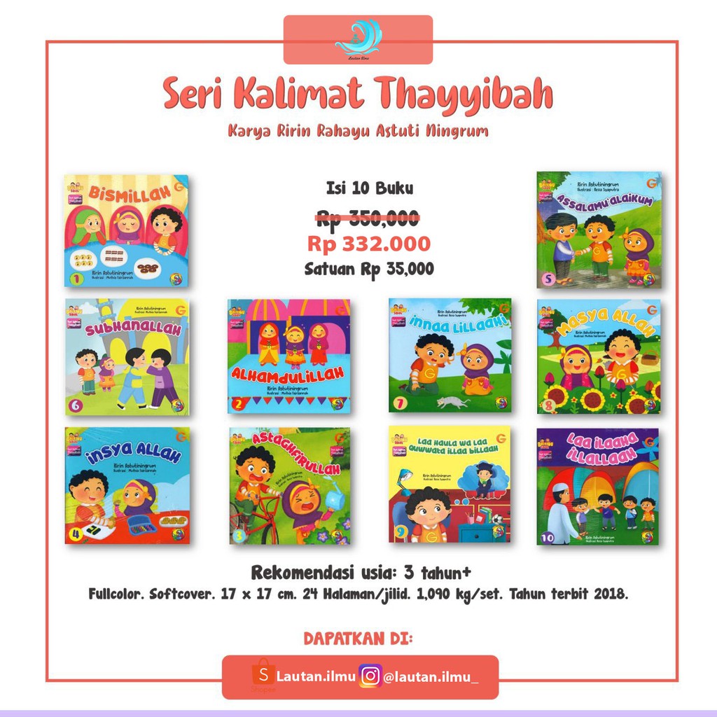 Jual Seri Kalimat Tayyibah (Original) (Paket) | Shopee Indonesia