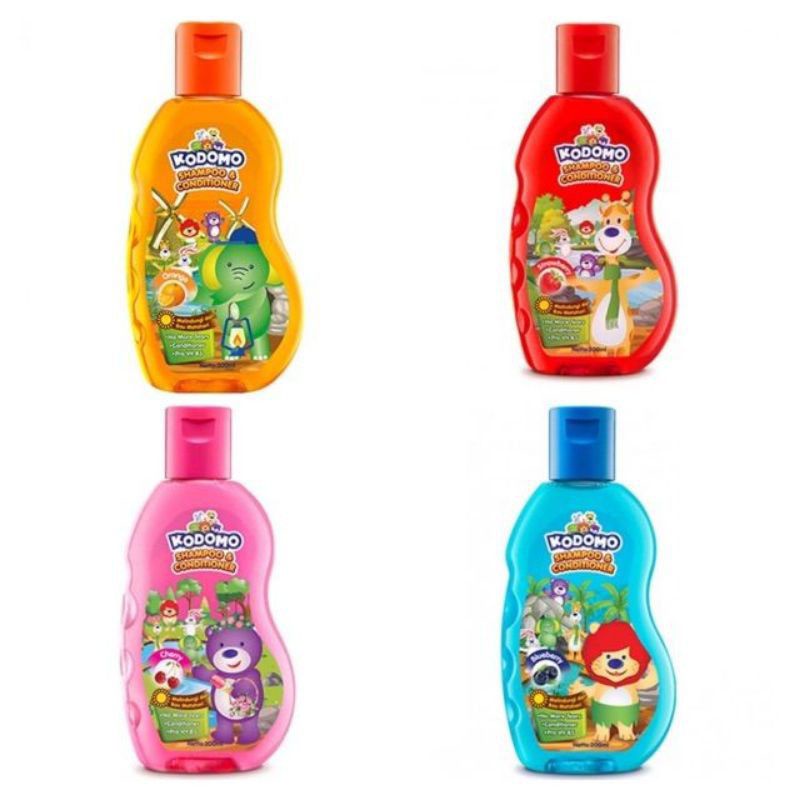 Jual Kodomo kids shampoo & conditioner anak blueberry / cherry 200 ml | Shopee Indonesia