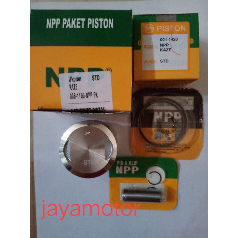 Jual Piston kit seher paket Kaze Std 25 50 75 100 125 150 175 200 Npp ...