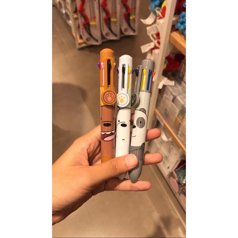 Jual BOLPOINT MINISO WBB PULPEN WE BARE BEARS GRIZZ PANDA ICEBEAR ...