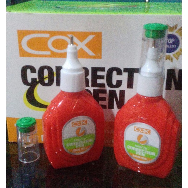 Jual Tipe-X COX cair correction pen/ Tipex kepala besi murah | Shopee ...