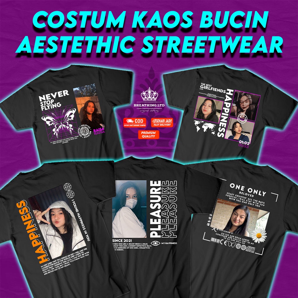 Jual Kaos Baju CUSTOM FOTO STREETWEAR BISA REQUES DESIGN PACAR KALIAN ...