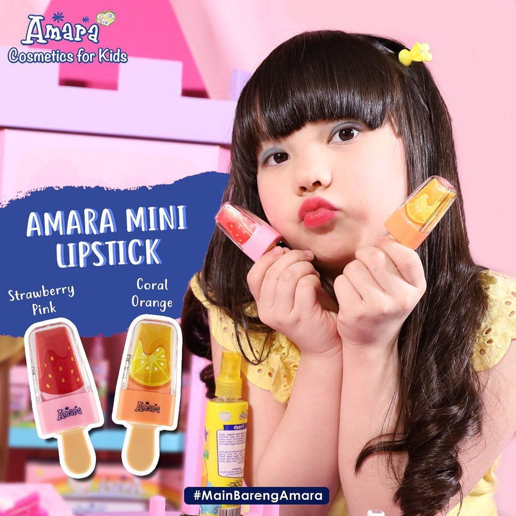 Jual AMARA MINI LIPSTICK / AMARA LIPSTIK ANAK | Shopee Indonesia