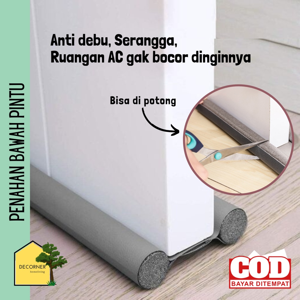 Jual Penahan Angin Tutup Lubang Bawah Pintu Anti Kecoa Serangga 93 Cm ...