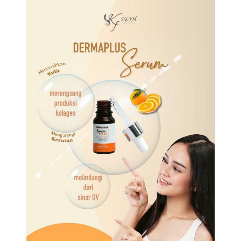 Jual DERMAPLUS SERUM VIT C+ By Kfskin (ORI 100%) | Shopee Indonesia