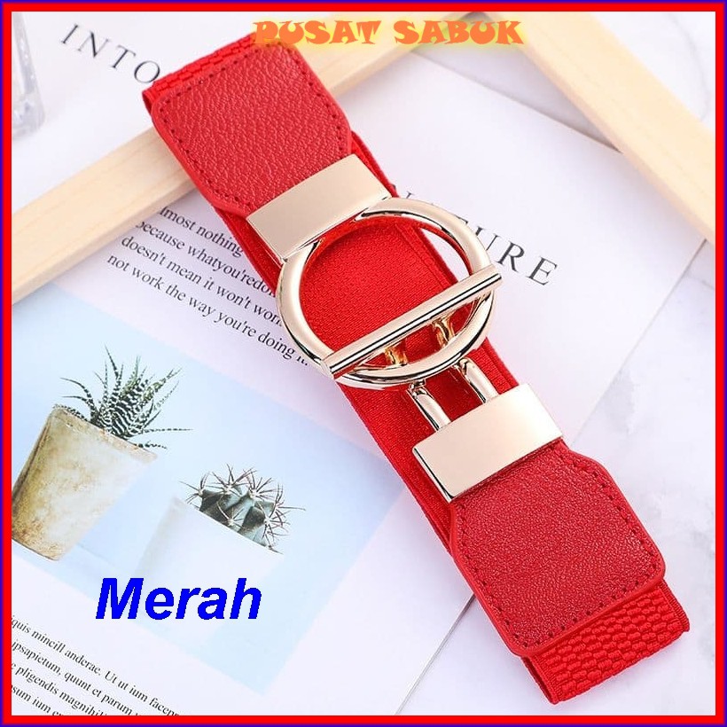 Jual Ikat Pinggang Wanita Obi Sabuk Karet Women Belt Fashion Gesper Cewek Korea Oby Import ...