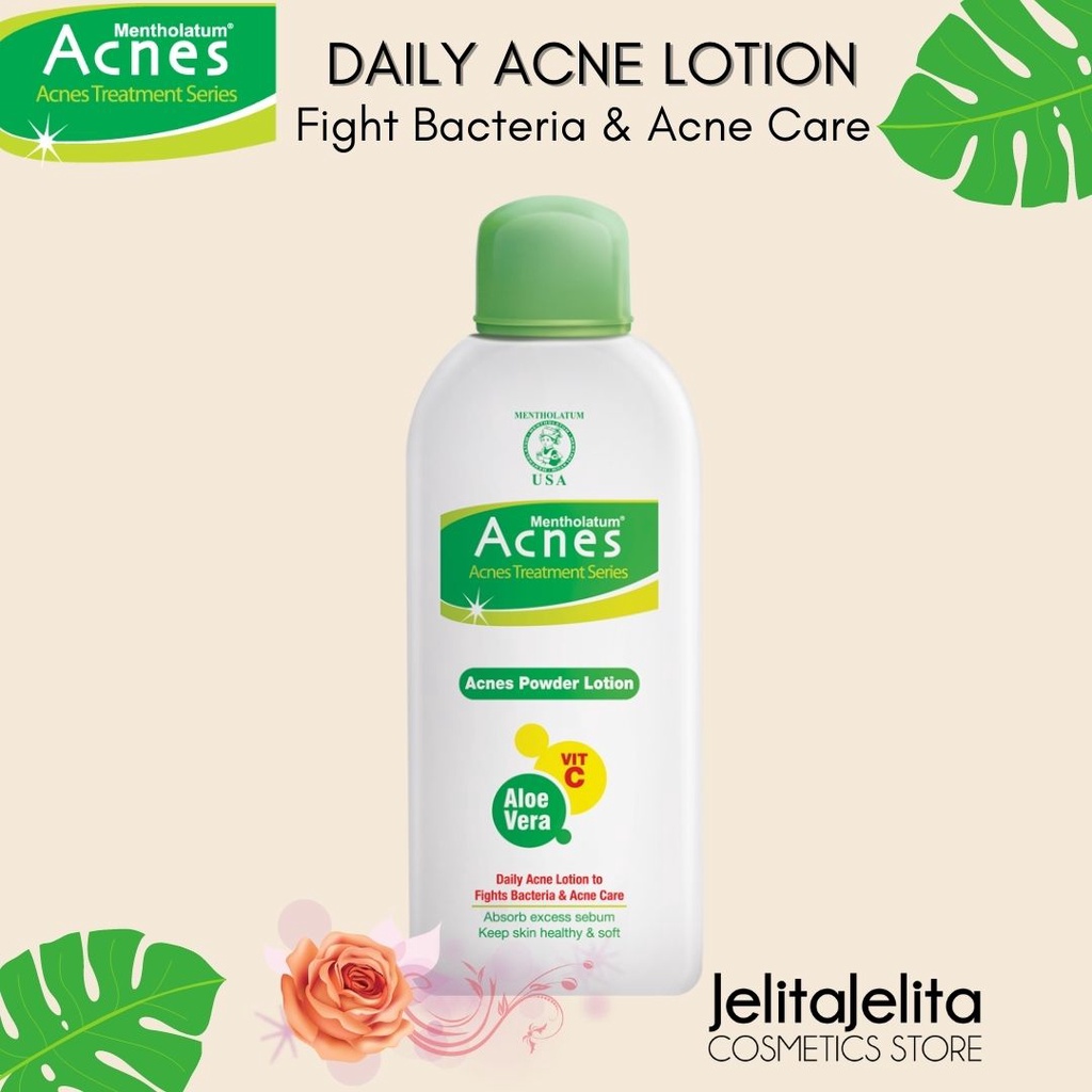 Jual Acnes Powder Lotion 100ml Daily Lotion for Acne / Acnes Treatment ...