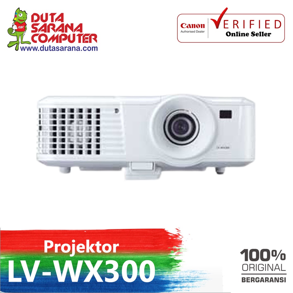 Jual Projector Canon LV-WX300 LV WX300 3000 Lumens Projector Canon Baru ...