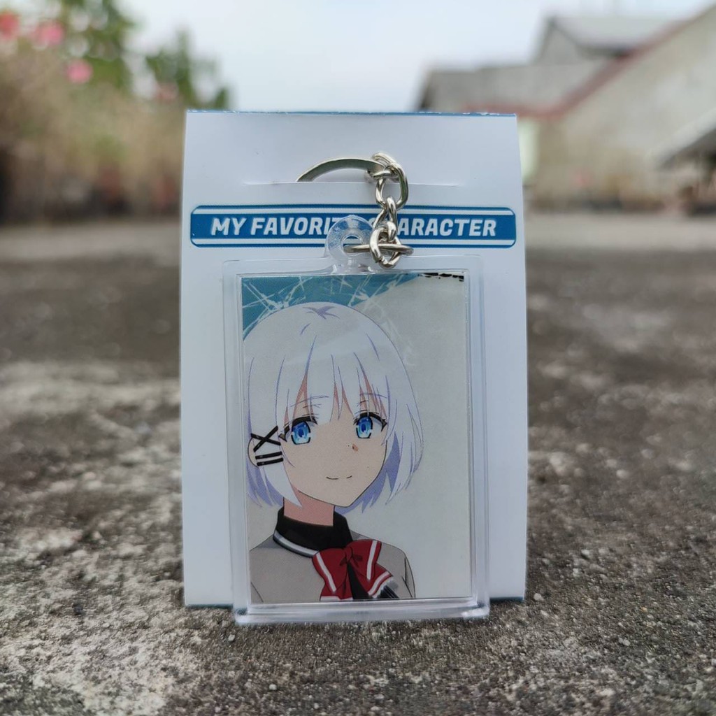 Jual Keychain Anime Tantei wa Mou Shindeiru - Ganci Anime Mieruko-chan ...