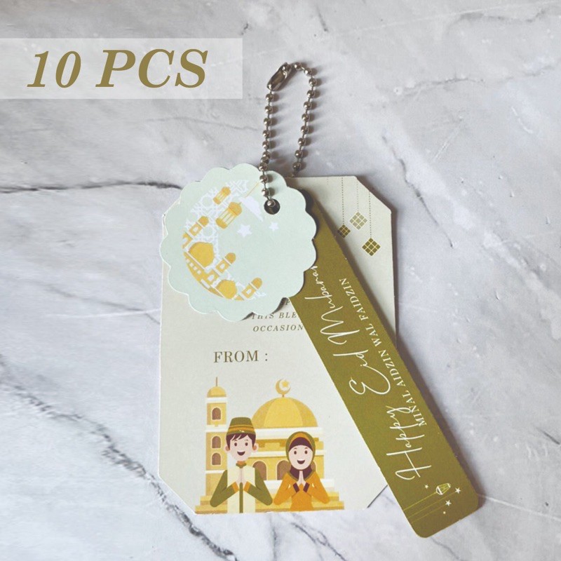 Jual Tag lebaran Idul Fitri | Eid Mubarak | Kartu lebaran | TIPE MASJID ...
