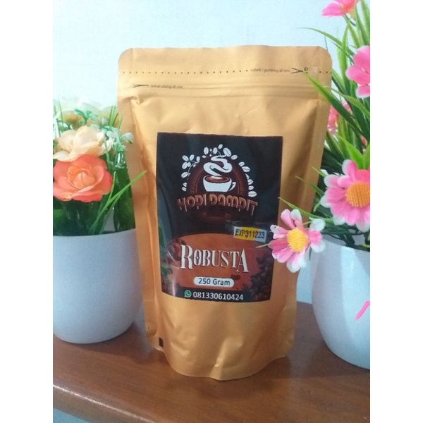 Jual Kopi java robusta khas Dampit 250 gram - Kab. Malang | Shopee ...