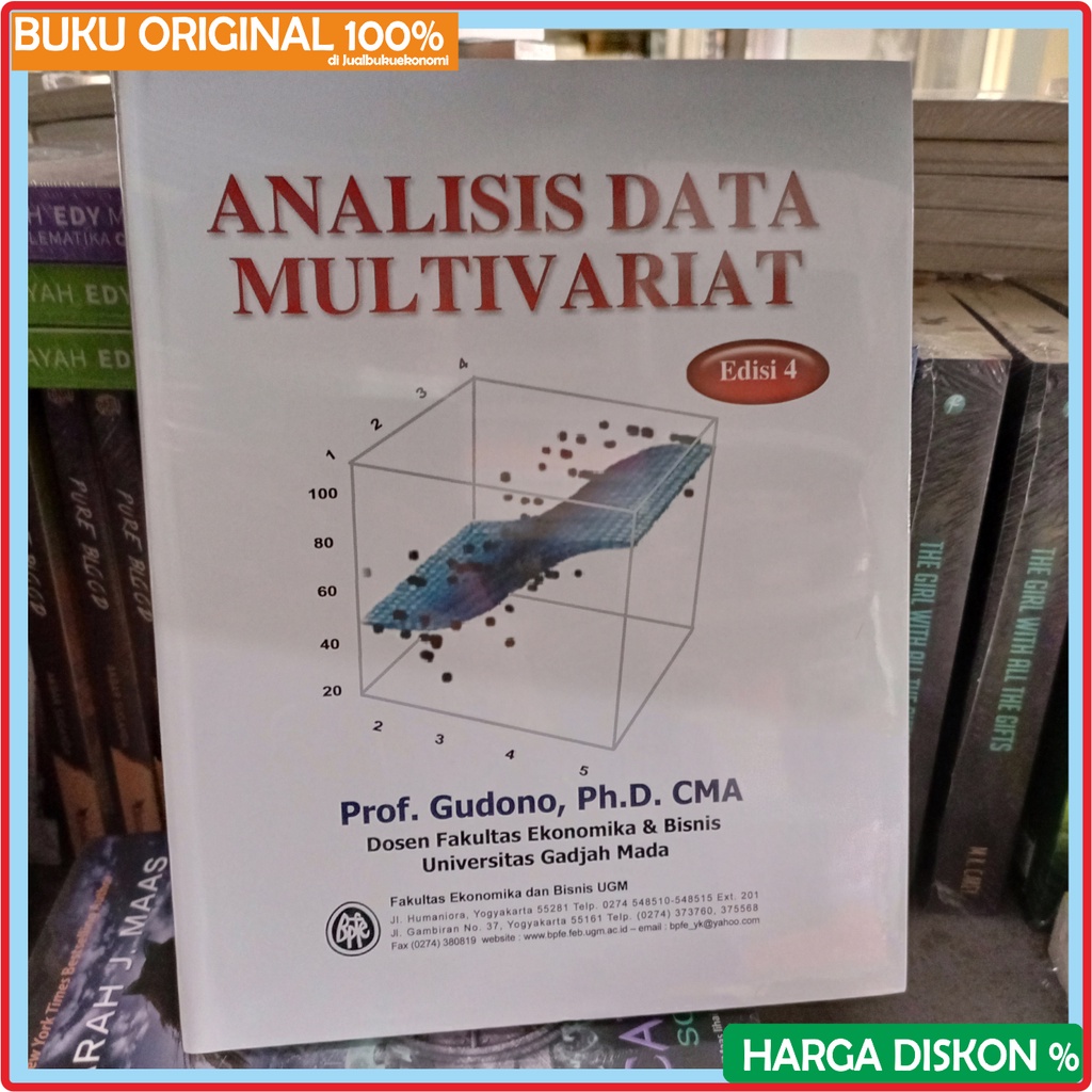 Jual Analisis Data Multivariat (Edisi 4) - Gudono - Buku Asli | Shopee ...