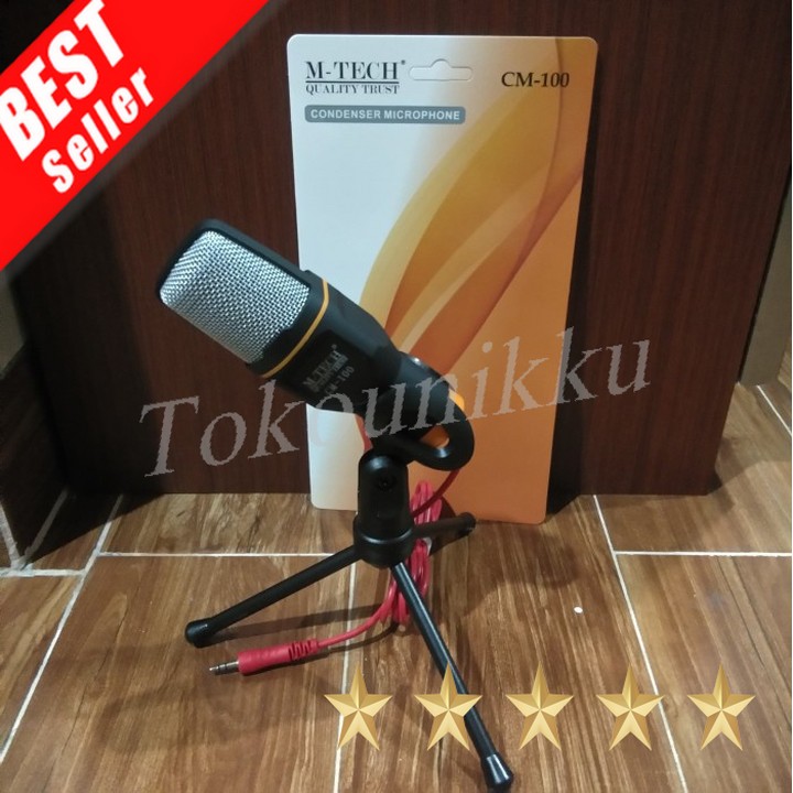 Jual Mic M-Tech CM-100 Microphone Condenser For Computer | Shopee Indonesia