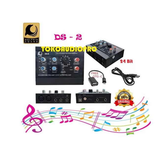 Jual Dolphin Sound Ds2 Ds-2 Ds 2 Usb Soundcard Usb | Shopee Indonesia