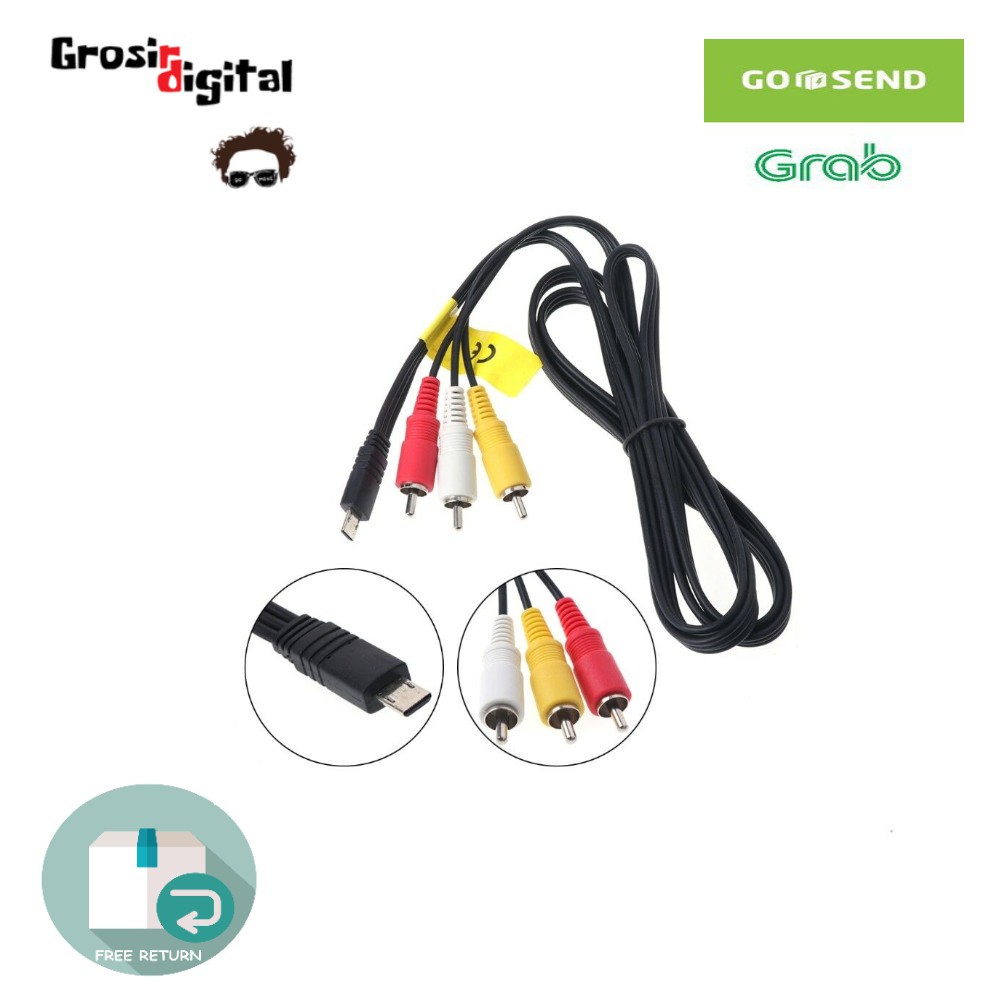 Jual KABEL/CABLE AV MULTI SONY VMC-15MR2 FOR SERI HANDYCAM CX & SX ...