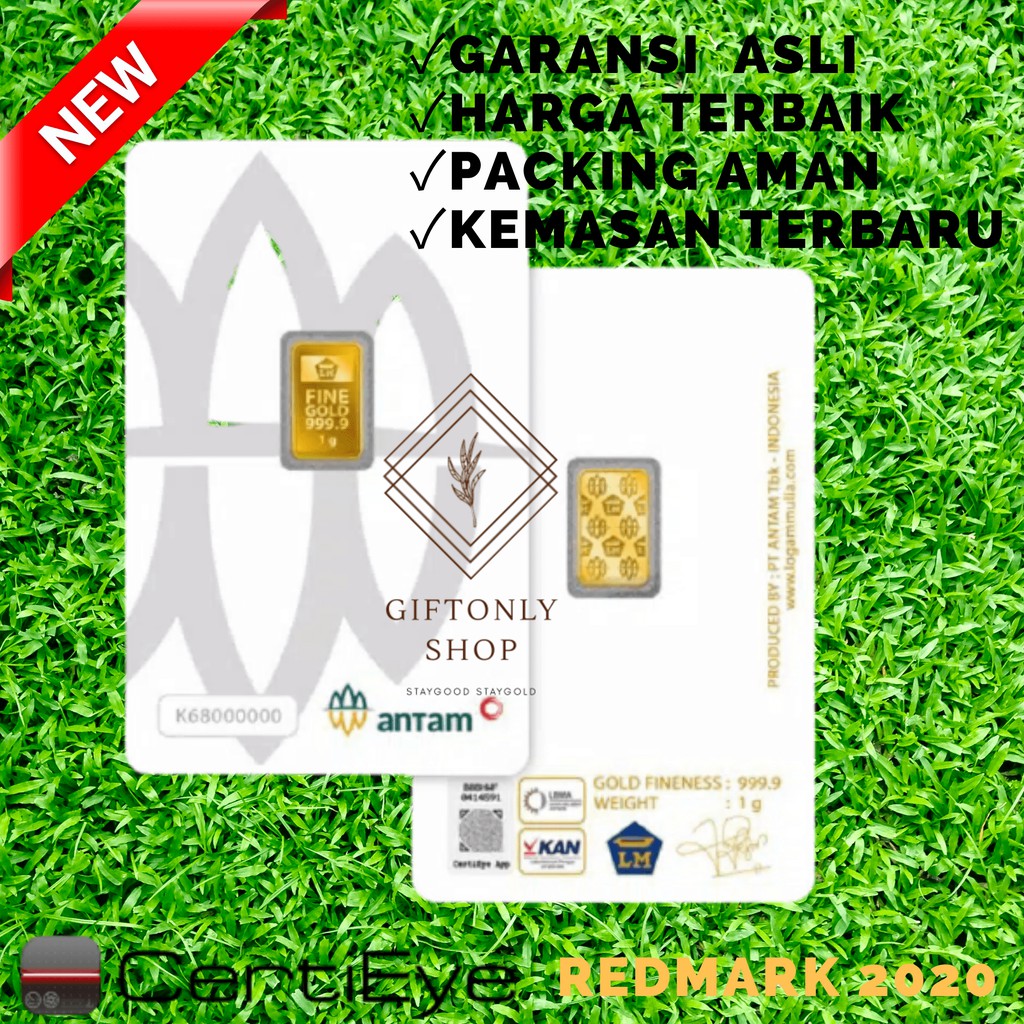 Jual | CETAKAN TERBARU 2022 | LM Antam Emas 1 Gr 2022 | Certieye ...