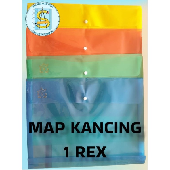 Jual MAP KANCING 1 PLASTIK / MAP DOCUMENT / BAG FOLDER FOLIO (PCS ...