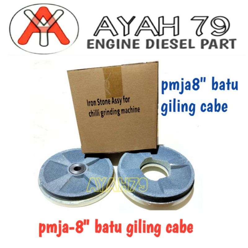 Jual pmja 8" batu giling cabe assy+ tapak | Shopee Indonesia