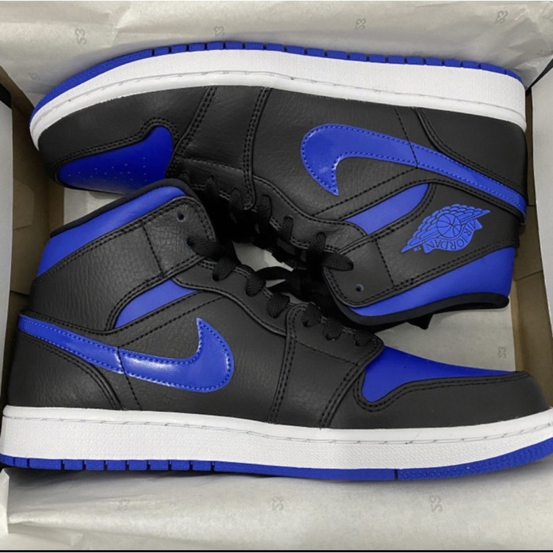 Jual Air Jordan 1 Mid Hyper Royal | Shopee Indonesia
