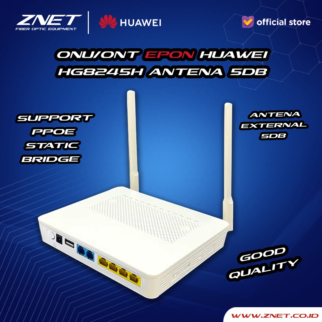 Jual NEW MODEM EPON HUAWEI HG8245H EchoLife WITH BOX onu ont Huawei Epon | Shopee Indonesia