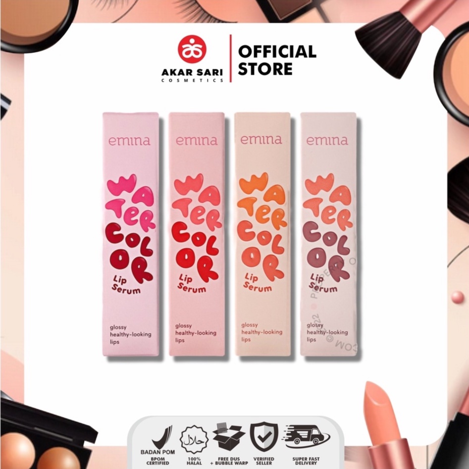 Jual EMINA WATERCOLOR LIP SERUM | Shopee Indonesia