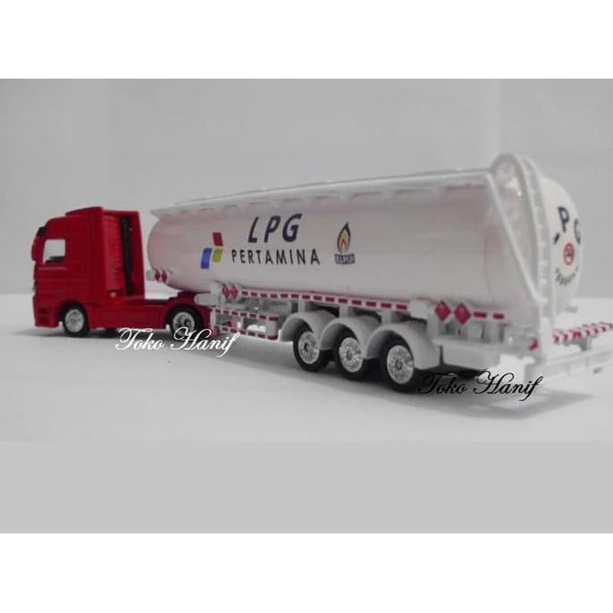 Jual MAINAN Diecast Miniatur Replika Truck Tanki Lpg Pertamina MURAH ...