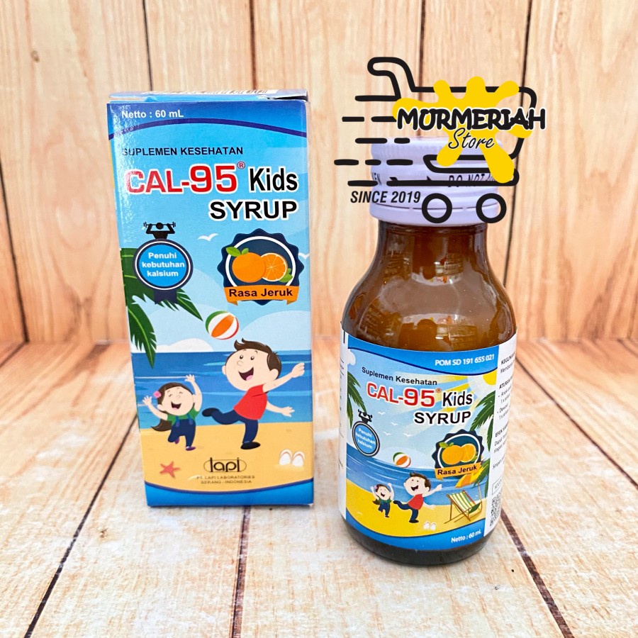 Jual CAL-95 Kids Syrup 60 ml - Sirup Kalsium Anak & Dewasa | Shopee ...