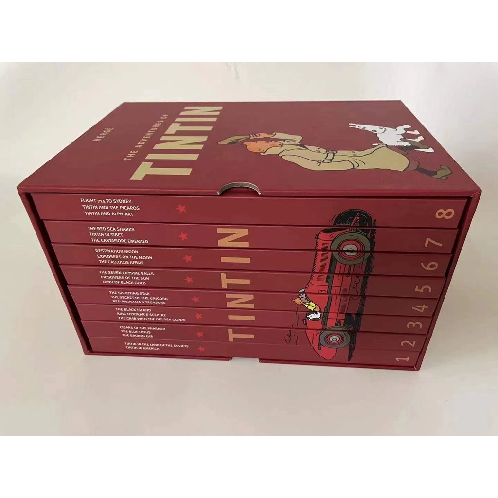Jual THE ADVENTURES OF TINTIN GIFT SET KOMIK TINTIN SET BOX | Shopee ...