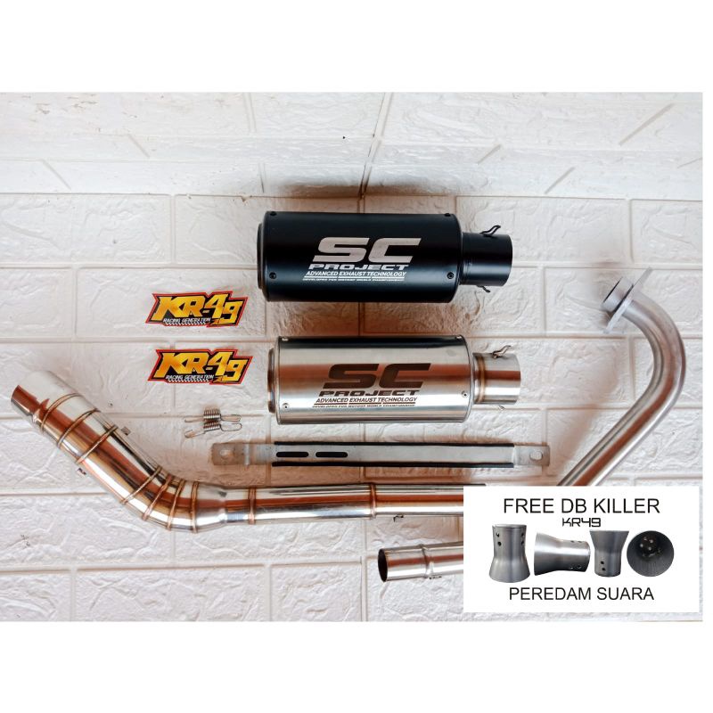 Jual KNALPOT RACING SC PROJECT VIXION R15 CBR VERZA MEGAPRO FU MX SONIC ...