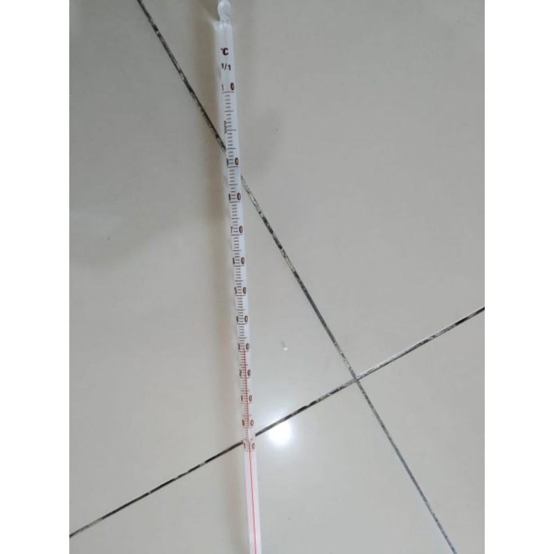 Jual THERMOMETER -10+ 110 C termometer alkohol thermometer merah ...