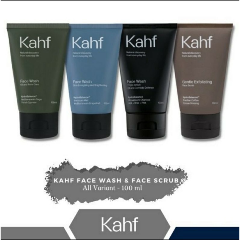 Jual KAHF FACIAL WASH MEN 100ML | Shopee Indonesia