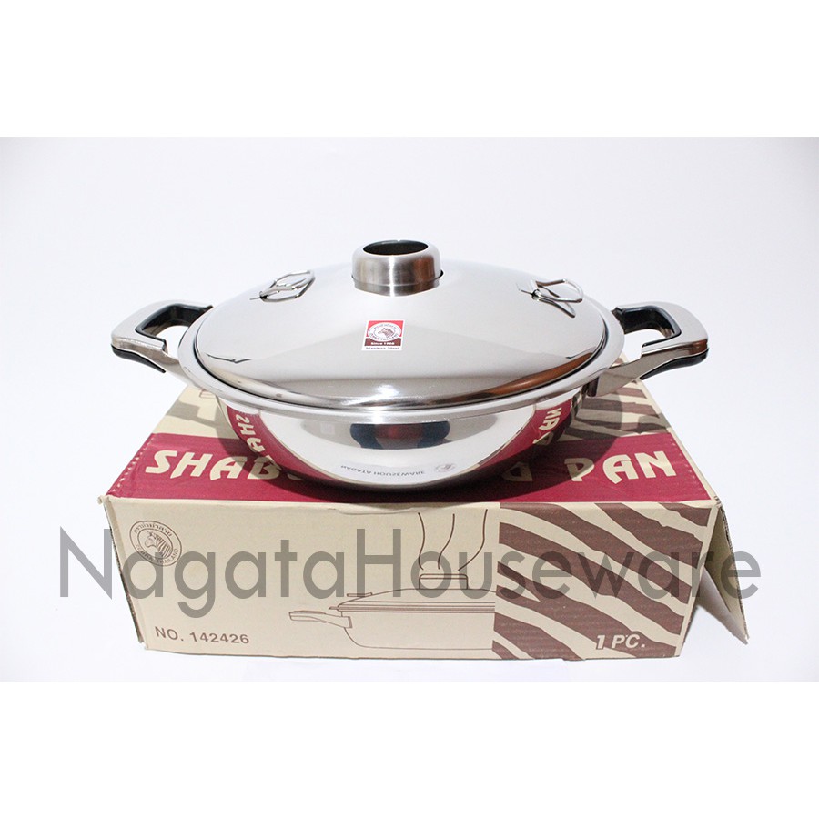 Jual Panci Shabu Shabu Sekat Stainless / Panci Sangwo Stenlis / Panci ...