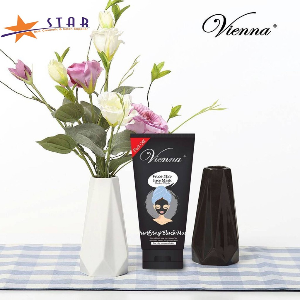 Jual Vienna purifying black mud face mask 50gr | Shopee Indonesia