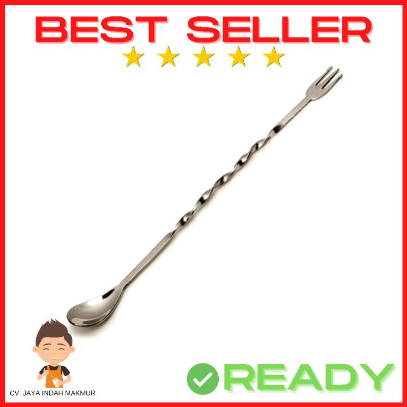 Jual Sendok Panjang | Sendok Bar | Long Bar Spoon | Cocktail Spoon ...
