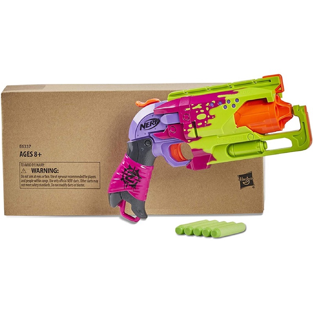 Jual Nerf Zombie Strike Hammershot/Hammer Shot Splatter Color (Amazon ...