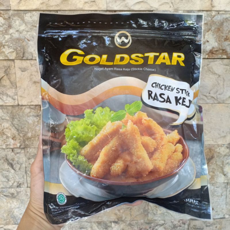 Jual Goldstar Nugget Ayam Stik isi Keju 500 gram | Shopee Indonesia