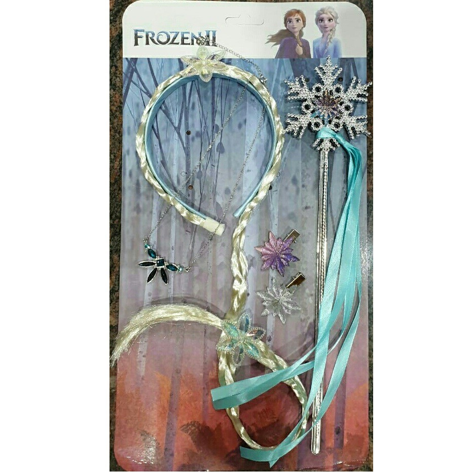 Jual Aksesoris Anak Frozen 2 Elsa ( Bando Kepang + Jepit Rambut ...