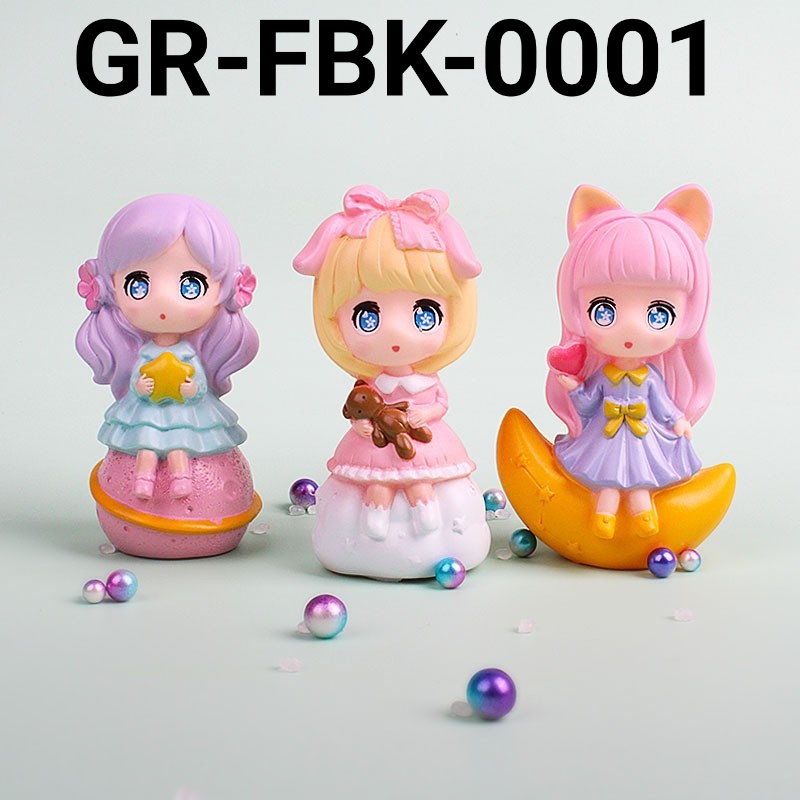Jual GR-FBK-0001 Cake topper hiasan kue cake princess awan bulan planet yamama baking | Shopee ...
