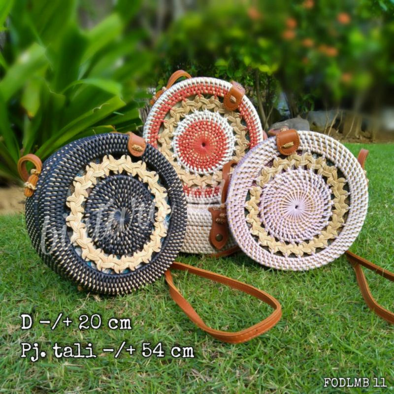 Jual tas rotan tas wanita tas rotan murah bali handmade tas kekinian ...