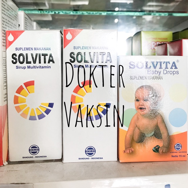 Jual Solvita multivitamin bayi dan anak. Anti sakit, vitamin lengkap ...