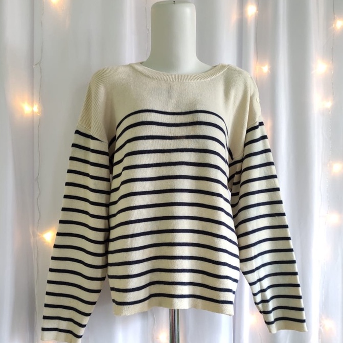 Jual Sweater Rajut Tebal Salur NAUTICA | Shopee Indonesia